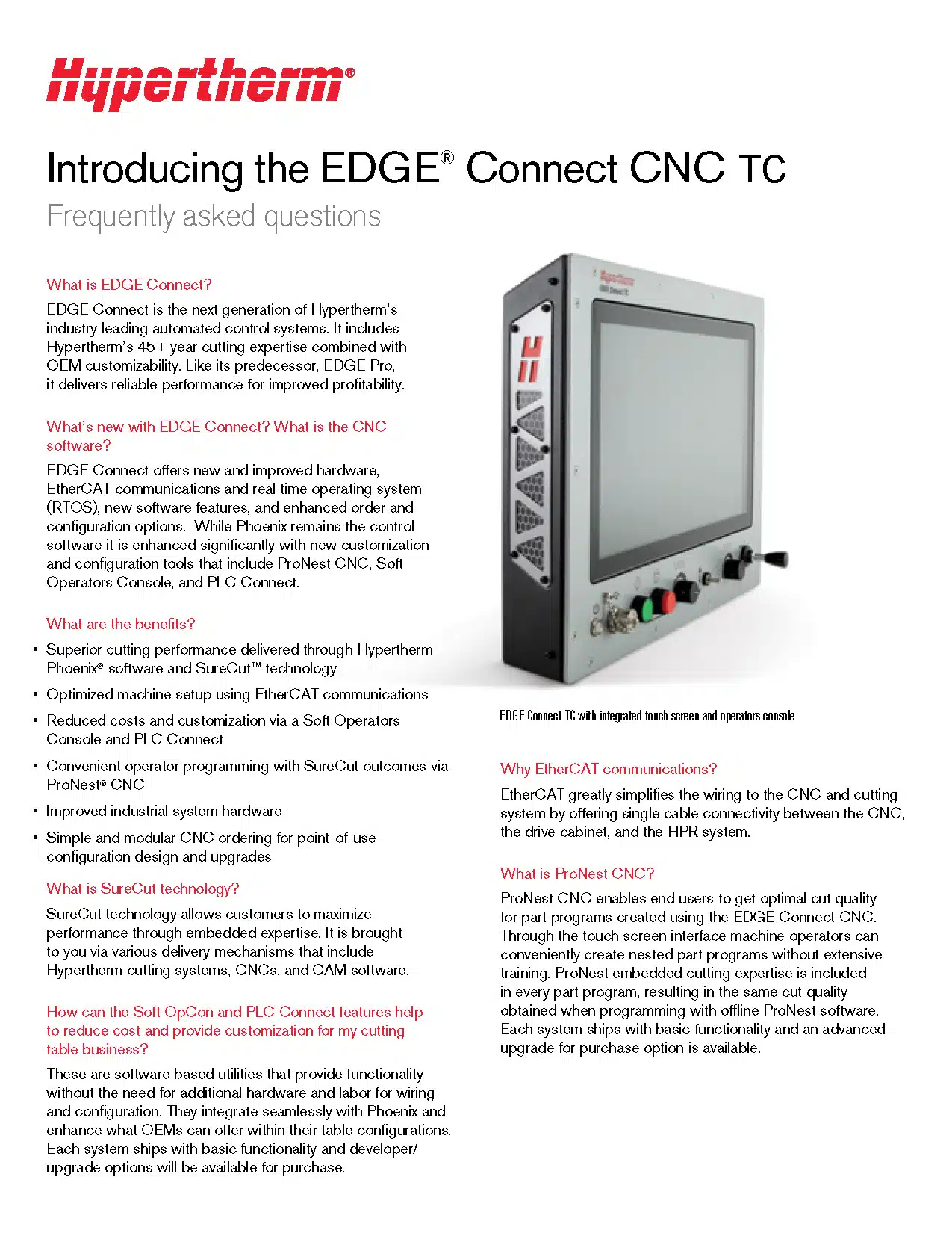 Product Literature – Victory CNC Plasma Systems